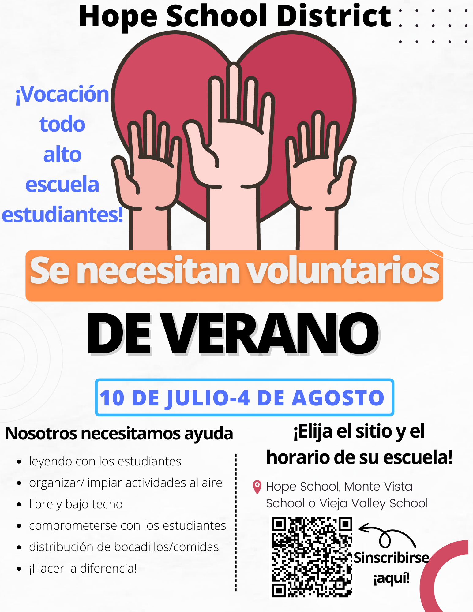 Expanded Learning Opportunities Program (ELOP) - Hope Elementary School District